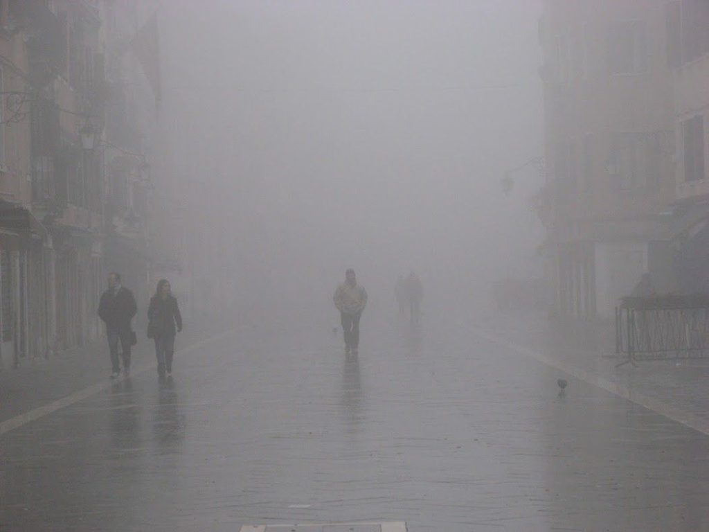 The fog and I | Venice: I am not making this up